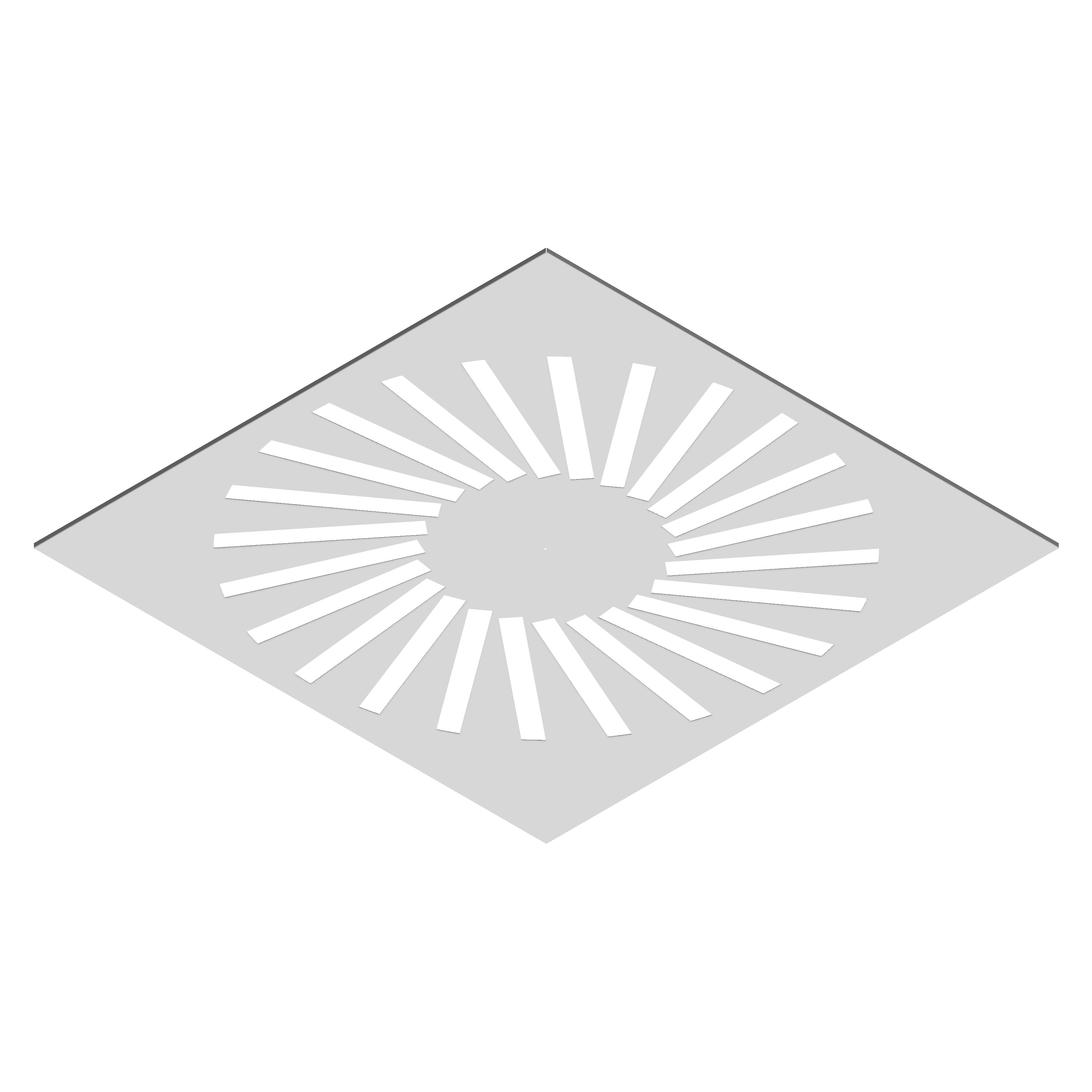 SWIRL DIFFUSER TYPE C (SQUARE)